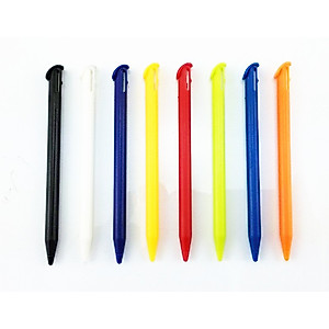 yueton Pack of 8 Colorful Plastic Replacement Stylus Touch Screen Pen Set, Compatible with Nintendo New 3DS XL, 3DS LL