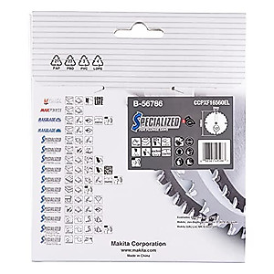 Makita A-99982 6-1/2" 60T (ATB) Carbide-Tipped Cordless Plunge Saw Blade