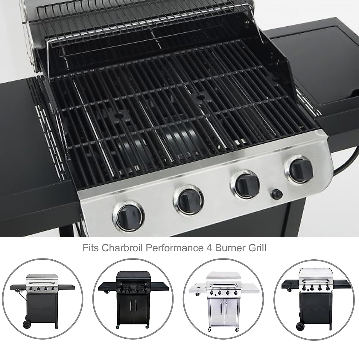 463342119 Grill Grates Parts for Charbroil Performance 4 5 Burner Grill Replacement Parts 463347519 463347518 463347017 463347418 463376017 463342118 Charbroil 475 Side Burner G470-0002-W1 Grates