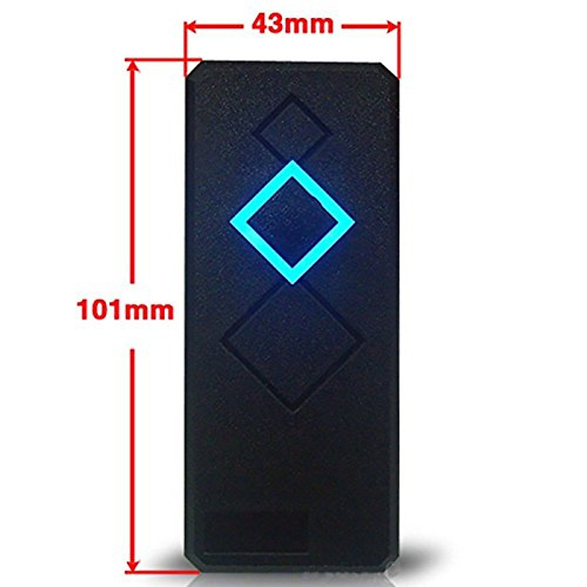 MENGQI-CONTROL 2 Door Access Control Board System 110-240V Power Supply Box North American ANSI Electric Strike Lock RFID Reader Enroll USB Reader RFID Card & Key Fobs,Phone APP Remotely Open Door