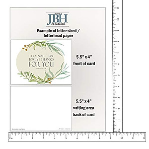 Thank You Inspirational Bible Verse Note Cards with Envelopes - Pack of 48