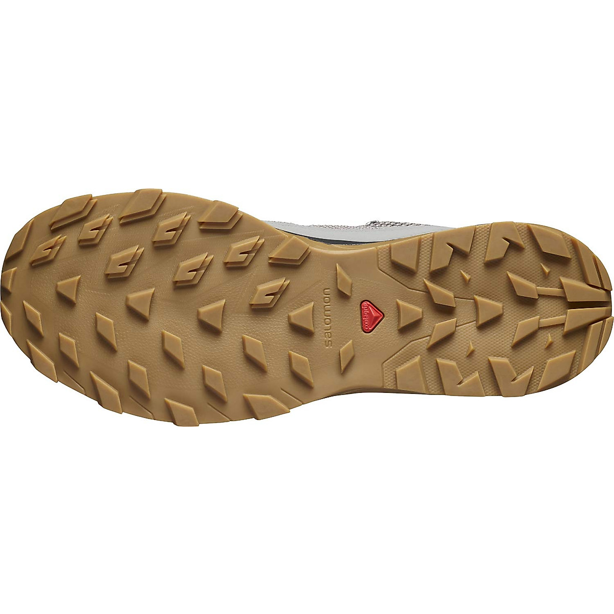 Salomon Outline Mid Gore-TEX Hiking Boots for Men, Frost Gray/Black/Alloy, 10.5