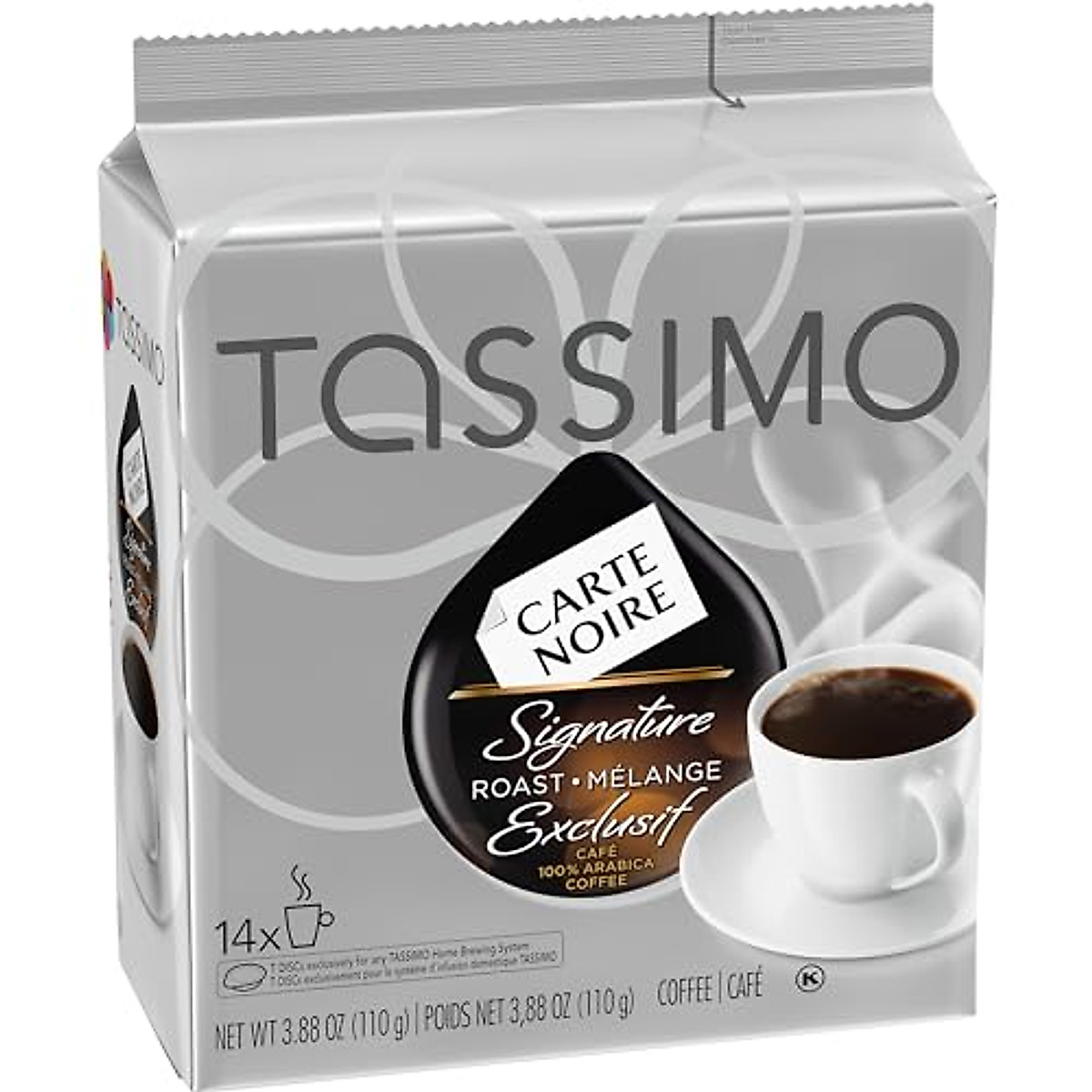 14-T Discs Tassimo Carte Noire Signature Roast - 110 G