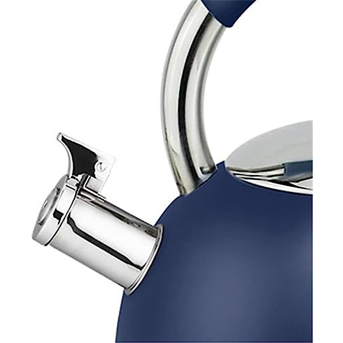 Stovetop Tea Kettle Whistling Teapot Tea Kettle 3L Whistling Tea Kettle 304 Stainless Steel Whistle Kettle Teapot Universal Stovetop Kettle Stove Top Kettle Tea Pot (Color : Red, Size : 20 * 24.5cm)