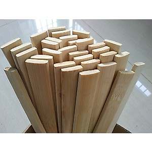 Tiger Shaft 30pcsX 64.9" Bamboo Strips Varied Wide for Bows & Boat frame building Wholesale Amounts (3)