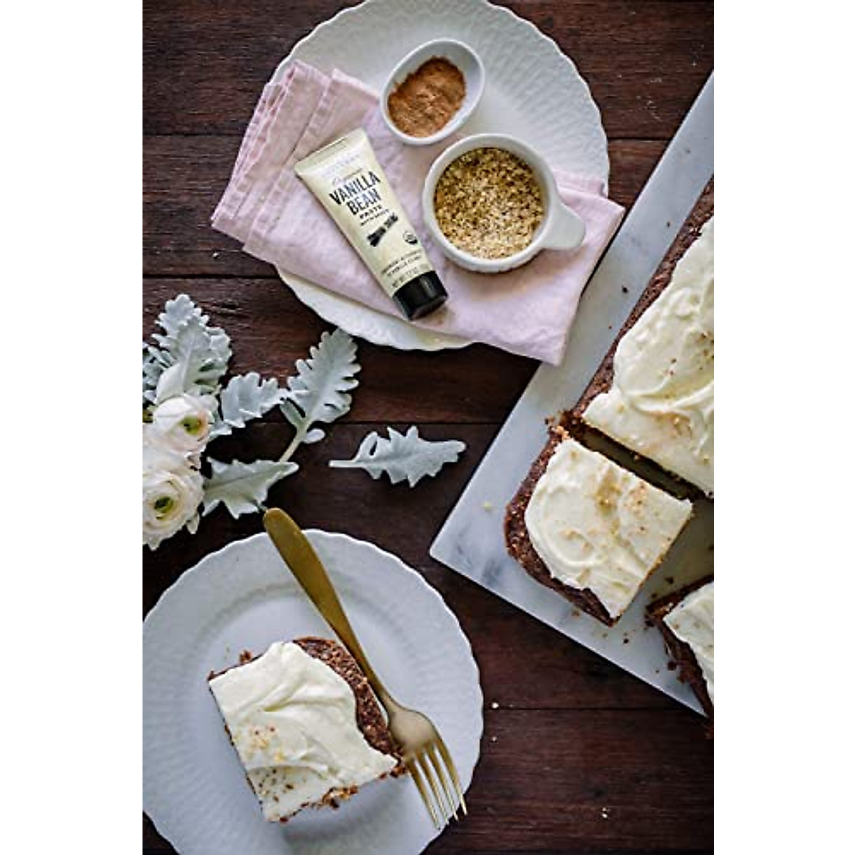 Taylor & Colledge Organic Vanilla Bean Paste with Seeds, 1.7oz Tube