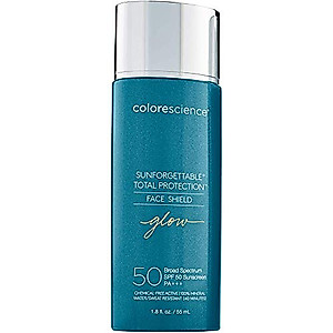 Colorescience Sunforgettable Total Protection Face Shield Glow SPF 50, Glow, 1.8 Fl Oz