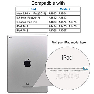 for iPad Air 2 Screen Protector【2 Pack】iPad 6th/5th Generation Screen Protector(2018/2017 Model) iPad 9.7 inch Screen Protector Tempered Glass, iPad Air 1/ iPad Pro 9.7 Inch. Ultra HD，Alignment Frame