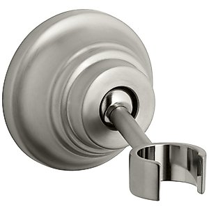 KOHLER K-10599-BN Bancroft Wall-Mount Handshower Holder, Vibrant Brushed Nickel