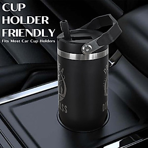 qchdln Fisherman Gifts For Men - Cool American Flag Cup - 30oz Insulated Fishing Tumbler with Handle - Fathers Day,Birthday,Christmas Gifts for Dad,Grandpa,Husband,Uncle