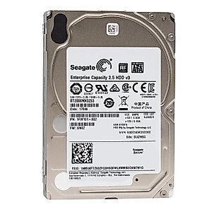 Seagate Enterprise Capacity 2.5 2TB 7200RPM SATA 6Gb/s 2.5-Inch Hard Drive (ST2000NX0253)