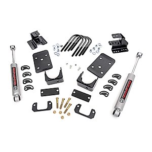 Rough Country 2" Front 4" Rear Lowering Kit for 07-15 Chevy/GMC 1500 2WD - 72330