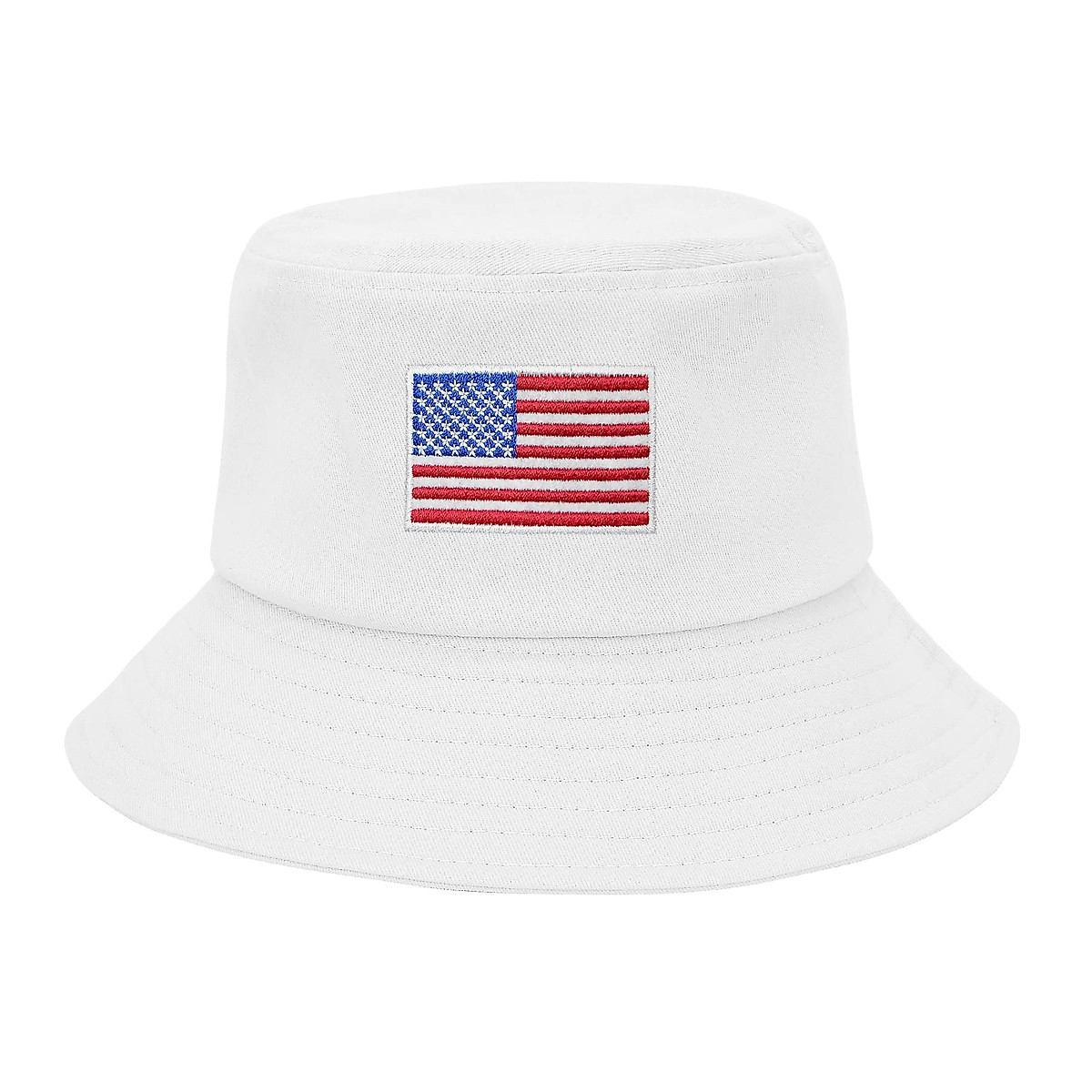 Zando Bucket Hat for Women Teens Fishing Hats for Men Sun Protection Hat Bucket Hats for Women Trendy Cap for Men Unisex Summer Hats for Women Packable Beach Hat American Flag Hat for Boys One Size