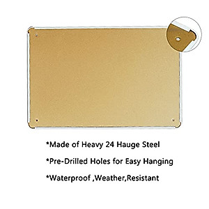 Not Applicable TIN Sign American Flag 1776" Flag Metal Decor Patriotic Wall Art Shop A053 Tin Sign 8x12inch