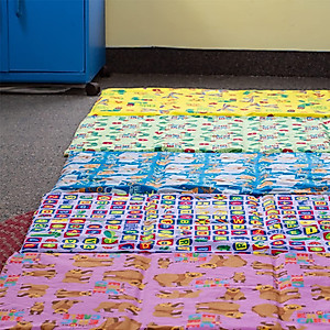 KinderMat Sheets Eric Carle - Full Nap Mat Washable Cover, Special Edition - Brown Bear, Brown Bear, What Do You See? - Regular, 47" x 22", Great for Daycare & Family Households, COVER ONLY