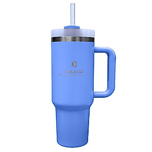 inani 40oz Tumbler With Handle And Straw, Insulated Travel Cup, Leak-Resistant, Spill-Proof Lid, Dishwasher Safe, BPA-Free, Double-Wall Insulated Premium Mug For Hot Or Iced Beverage, Storm Blue