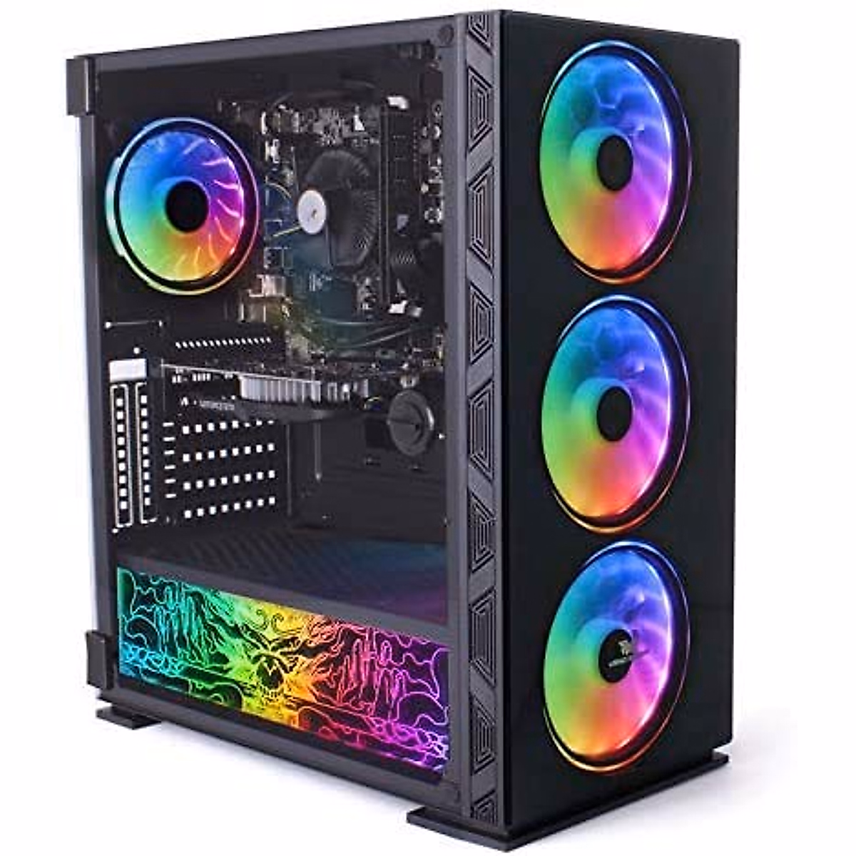 Veno Scorp GAMING PC BUNDLE Intel Core i7 2600 16GB Ram 256GB SSD + 1TB HDDGTX 1050Ti 4GB Windows 10 Gaming PC USB 3.0 NeonZilla 4 X ARGB Gaming Case
