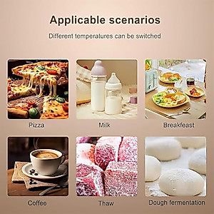 Miller Market Warming Mat, 2024 New Miller Market Adjustable Warming Tray, Miller Market Food Warmer, Timed Heating, Non-Slip, Foldable, 3 Temperature Settings, for Fast Heating Food (Black-L-1pcs)