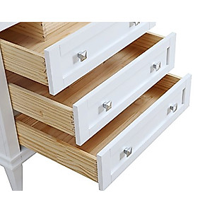 Eleanor 30-inch Bathroom Vanity (Quartz/White): Includes White Cabinet with Stunning Quartz Countertop and White Ceramic Sink