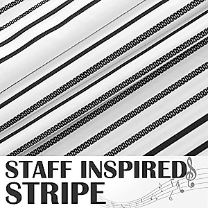 jinchan Black and White Shower Curtain Fabric Shower Curtain for Bathroom Modern Black Striped Shower Curtain Spring Water Repellent in Bath 70x72 inches Long Shower Curtains Set with Curtain Hooks