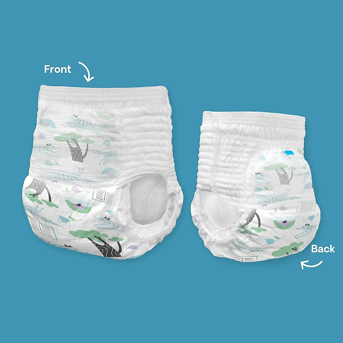 Hello Bello Training Pants Club Box, Bedtime Stories and Space Travelers 2T-3T, 84 Count Multicolor