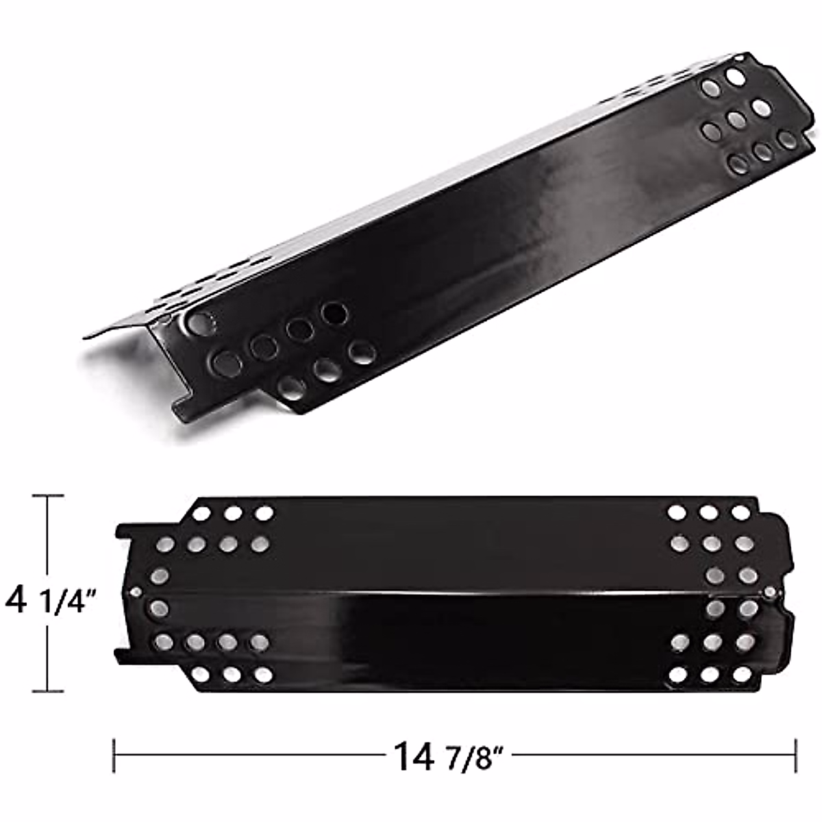 Hongso Grill Parts Kit for Charbroil 467300115, 463436215, 463436213, 463436214, G432-001N-W1, G432-Y700-W1, G432-0096-W1, Grill Burner Tube, Heat Plate Tent, Cooking Grate and Crossover Tube