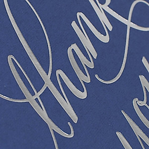 Hallmark Thank You Cards (Silver Foil Script, 40 Thank You Notes and Envelopes)