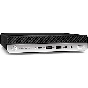 HP EliteDesk Mini Desktop Computer with 24 inch Monitor Bundle,Intel i7-6700 AX210 Wi-Fi 6e,Bluetooth 5.2,32GB RAM,New NVMe 1TB SSD, Wireless Keyboard & Mouse,Windows 10 Pro (Renewed)