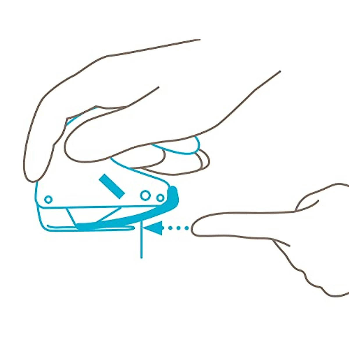 Martor 436.00" Secumax Opticut-No.436 Cutter, Black/Blue