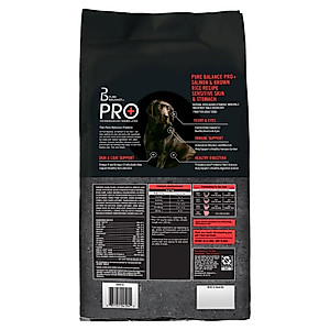 Pure Balance Pro+ Sensitive Skin & Stomach Dog Food, Salmon & Rice Recipe – Vet Formulated for Sensitive Dogs – Supports Skin Health, Digestive Health – 8LB Bag (This is A 8 LBS Bag)