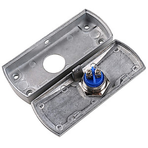 UHPPOTE Zinc Alloy Shell Door Push to Exit Button NO/COM Output for Access Control