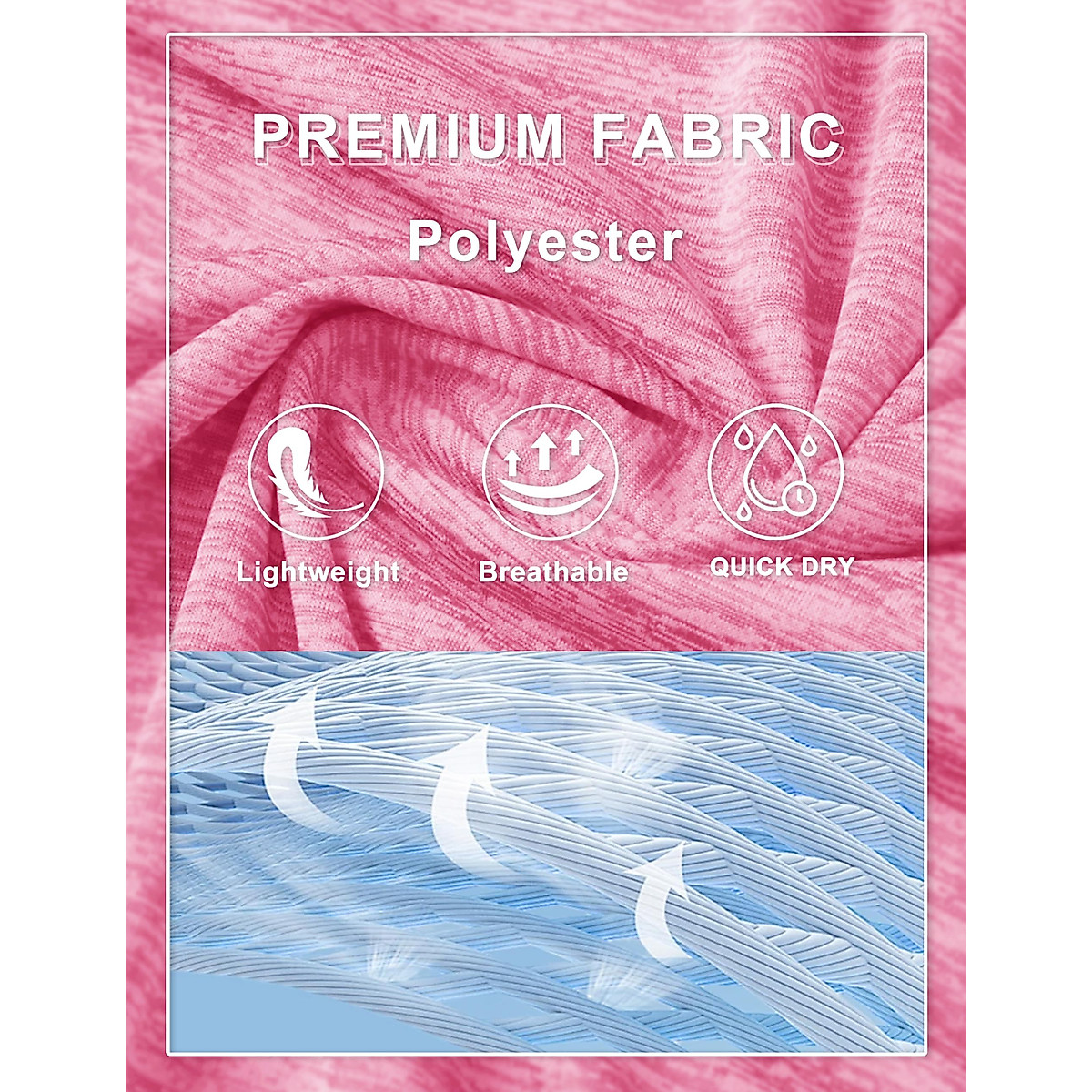 MAGCOMSEN Tank Tops for Men Running Tank Tops Men Gym Shirts Men Sleeveless Mens Shirts Workout T Shirts for Men Tank Top Athletic Shirts for Men Pink