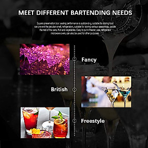 3PCS Cocktail Shaker Bar Tool Set, 24oz Bar Shaker with Measuring Jigger and Mixing Spoon, Stainless Steel Rustproof Drink Mixer for Cocktail