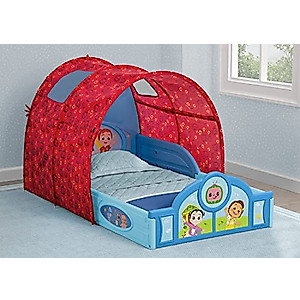 Delta Children CoComelon Sleep and Play Toddler Bed with Tent