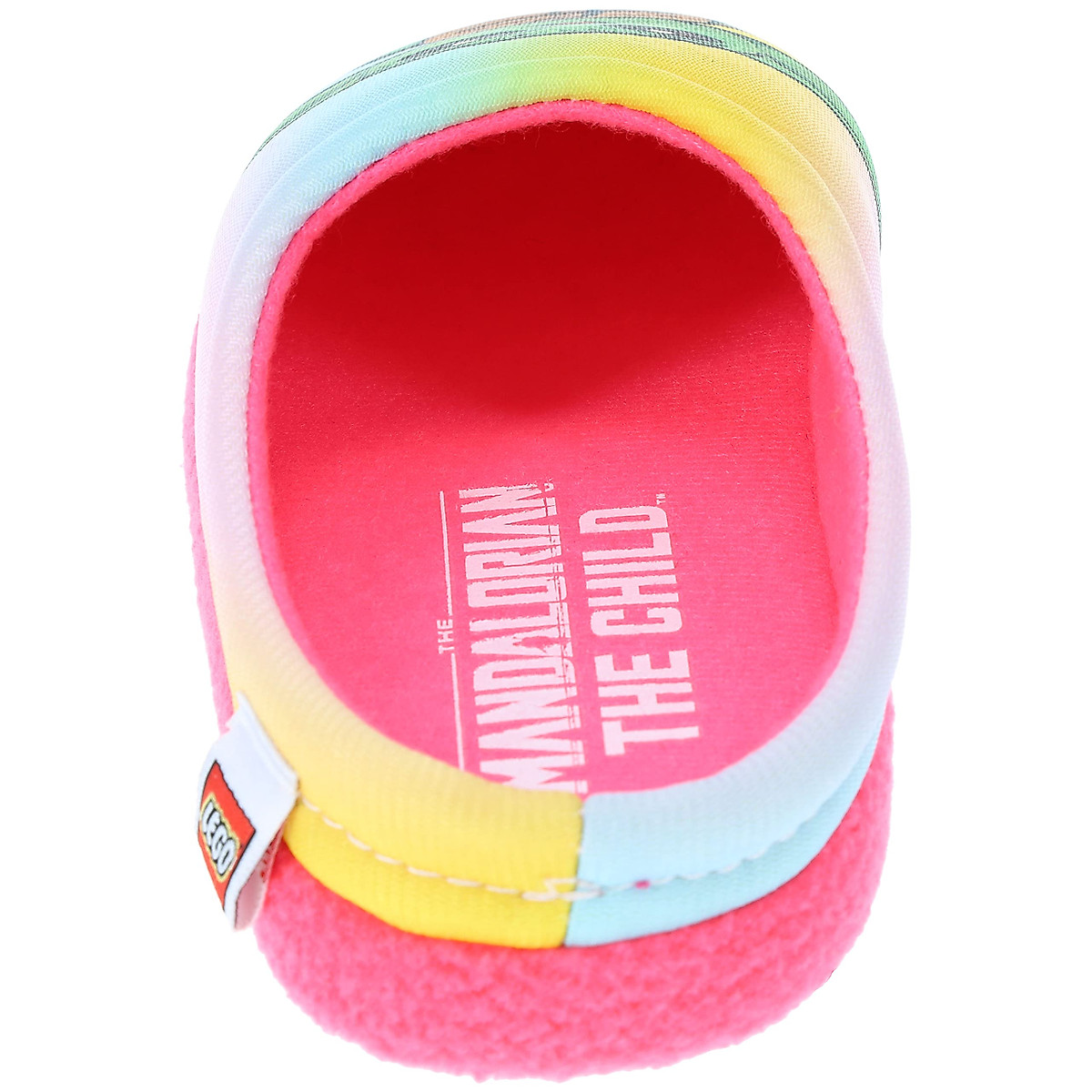 LEGO Star Wars Pajamas, Baby Yoda Nightshirt with Cozeez Slippers, Pink, Size Little Kids Size 7/8