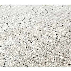 CosmoLiving by Cosmopolitan Chanai CN40A Sandstone Geometric Contemporary Area Rug, 6'0"x9'0"