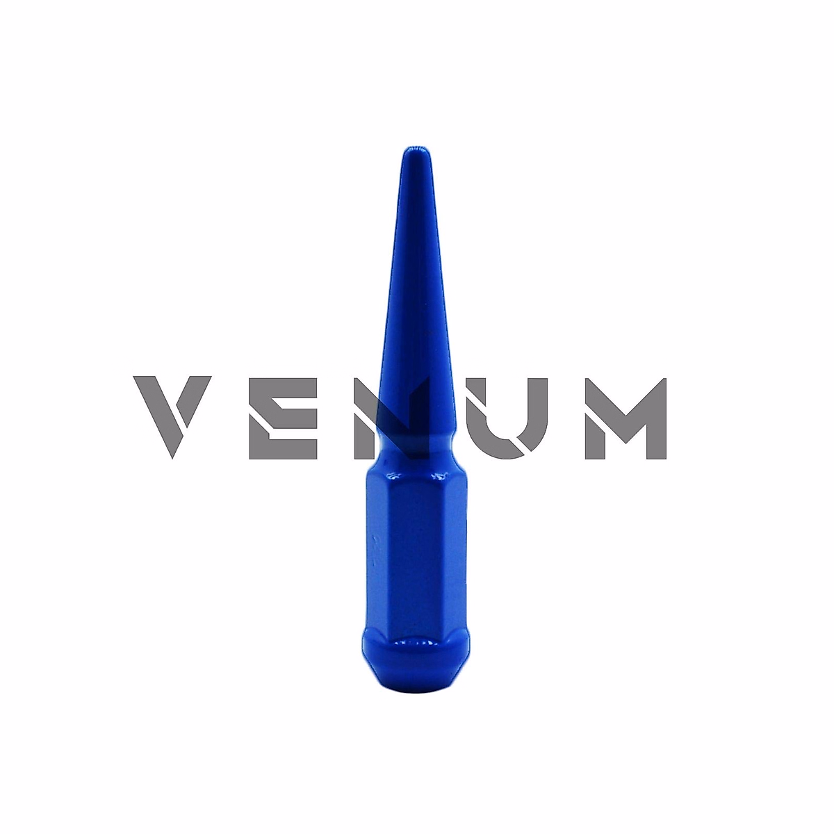 20 Pc M14x1.5 Dodger Blue Spike Lug Nuts - Powder Coated - 4.5" Tall Compatible with Jeep 2011-2020 Grand Cherokee JL Sahara 2020 Gladiator W/Aftermarket Wheels