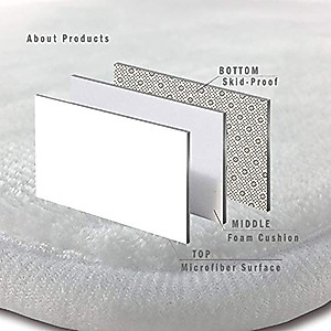 SWEET TANG Funny Bath Mats Rug Set 2 Piece for Bathroom Toilet Bathtub Decor, Non-Slip & Fast Dry Bath Floor Mat, Ultra Absorbent Memory Foam U-Shaped Contour Rugs Red Chili