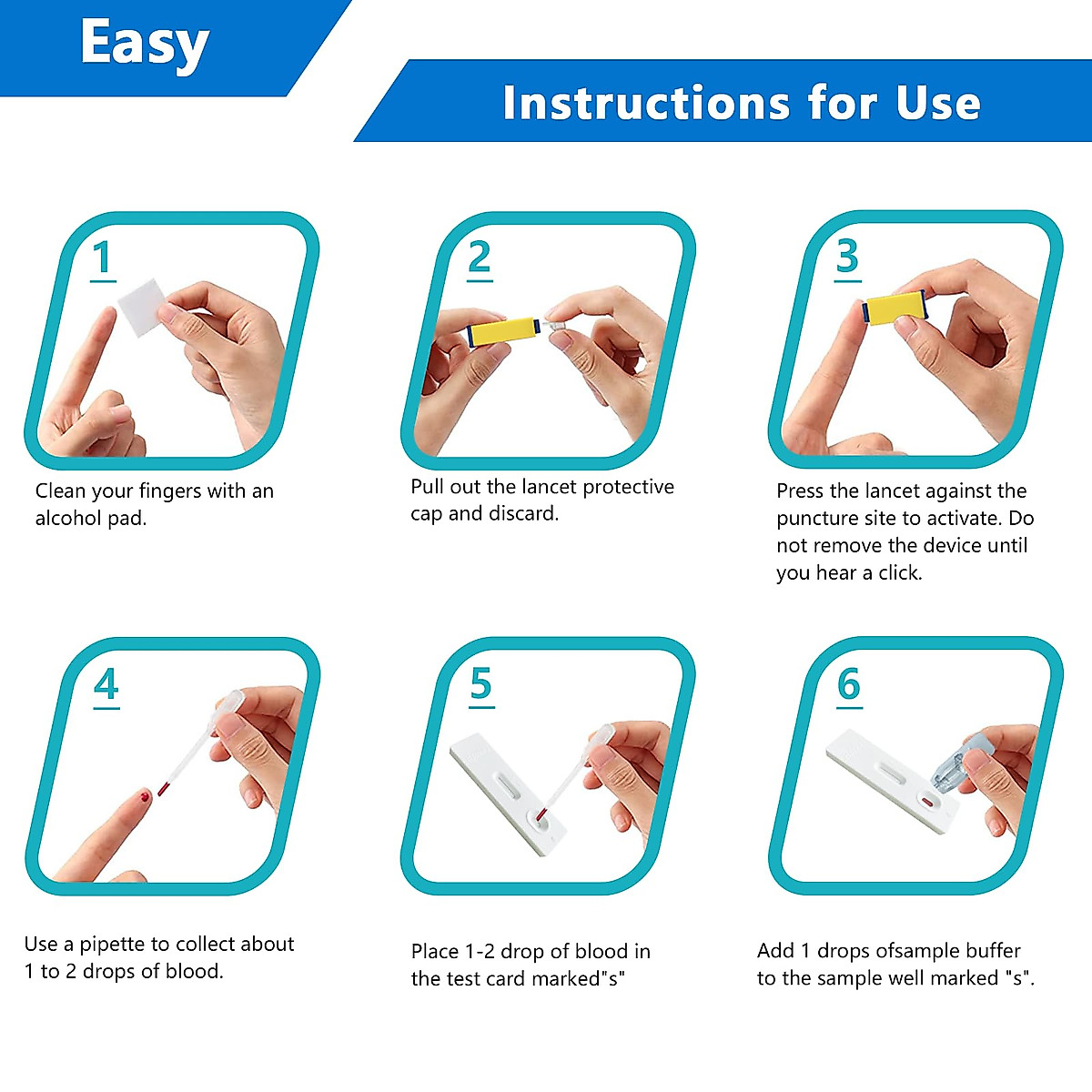 H Pylori Test Kit at Home - Helicobacter Pylori (Self-Test) Home Test Kit - Fast and Accurate, Results in 10-15 Minutes, No Lab Visit Required, 2 Tests
