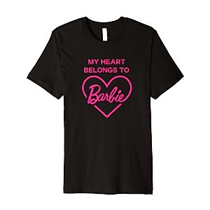 Barbie - Valentines My Heart Belongs To Barbie Premium T-Shirt