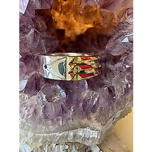 Anillo Atlante (Atlantis Ring) 970 Silver/Plata 6mm Wide 2mm Thick (10)