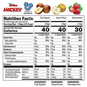 Brothers-ALL-Natural Fruit Crisps, Mickey Mouse Clubhouse Variety, 0.35 Ounce (Pack of 12)