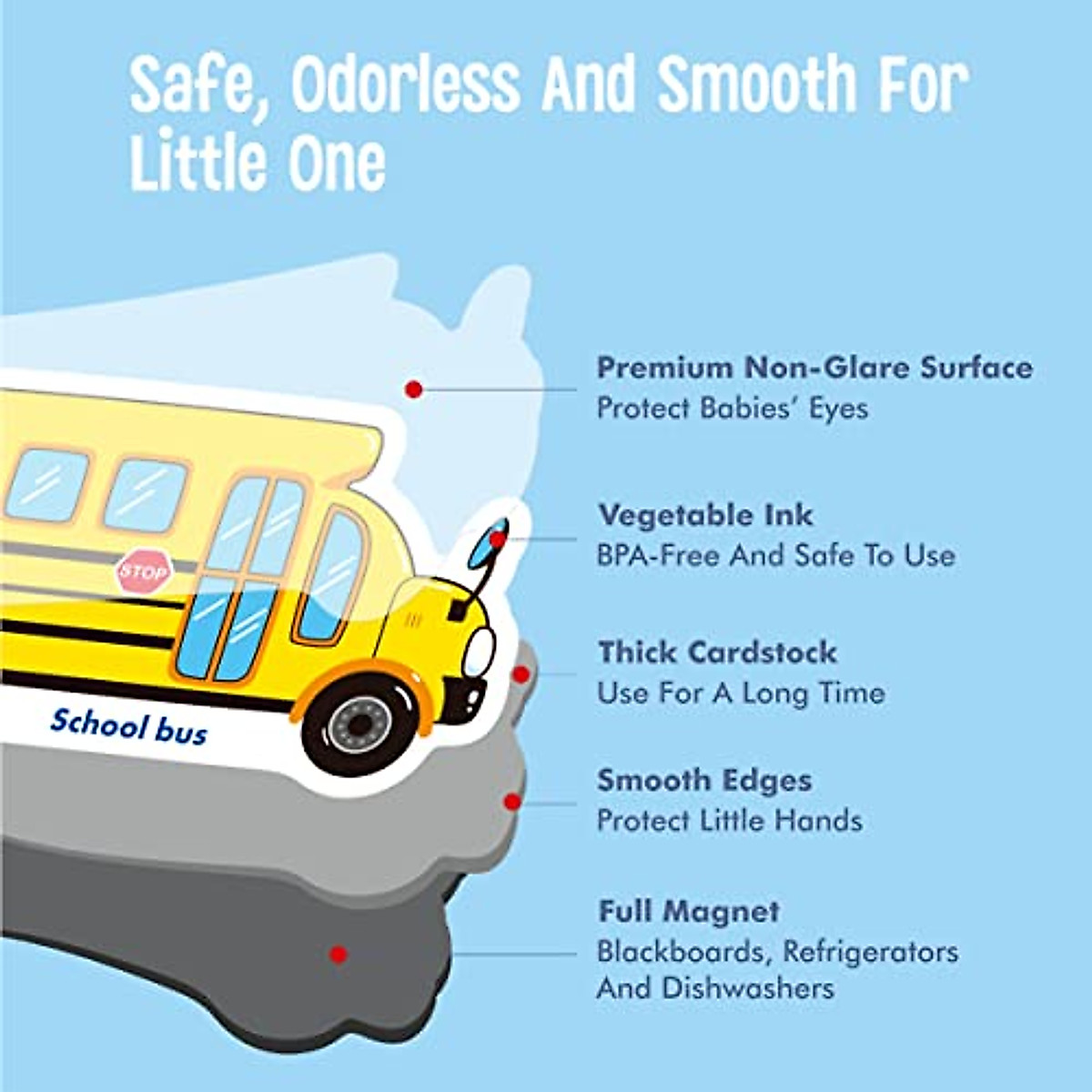 40 PCS Vehicle Magnets, Vehicles and Professions Fridge Magnets for Kids-Common Vehicles, Airplane, Boat & Occupations-Magnetic Transport Refrigerator Decors Educational Learning Toys for Toddlers