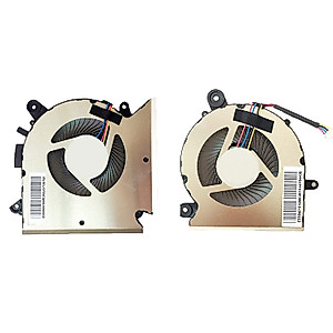 Rangale CPU+GPU Cooling Fan for MSI GF65 GF65 Thin PABD08008SH N413 PAAD06015SL N433