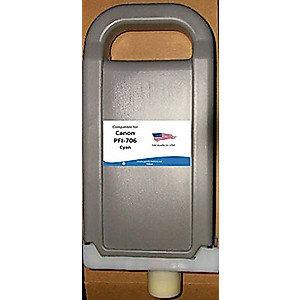 Non-OEM Compatible Canon PFI-706C Cartridge- Cyan