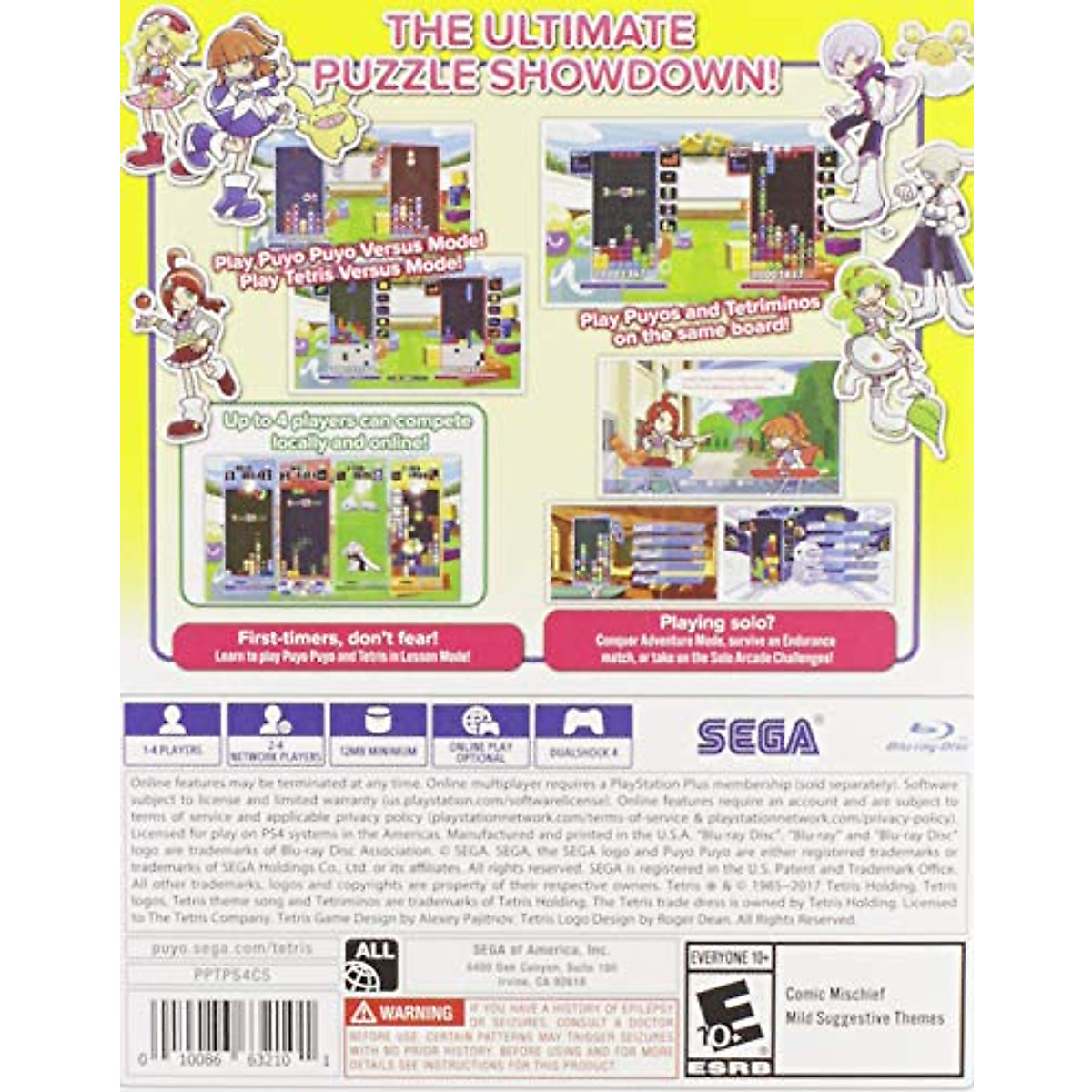 Puyo Puyo Tetris - PlayStation 4 Standard Edition