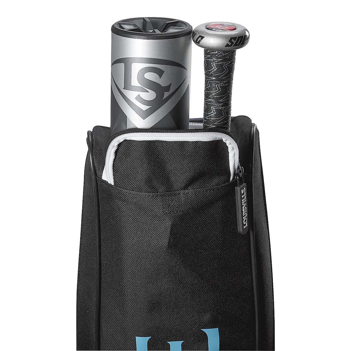 Louisville Slugger Tote Bag, Pink/White/Black, L: 35" W: 6.5" H: 9"