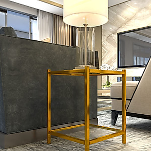 Cohoo Home Gold Stainless Steel Contact Paper for Appliances Gold Brushed Metal Look Wallpaper Stainless Steel Peel and Stick Self-Adhesive Waterproof Wallpaper for DIY Cabinets Decor 17.7inW 78.7inL