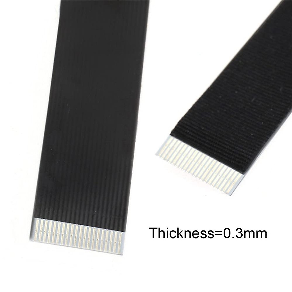 Xiwai 2.0M Up Angled USB 2.0 Type-A Male to Micro USB 5Pin Male Data Flat Slim FPC Cable for FPV & Disk & Phone