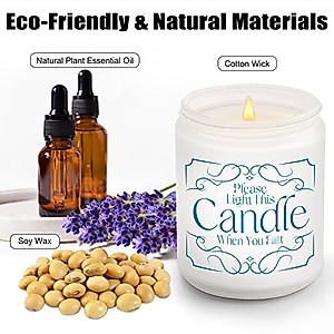 Funny Dad Gifts from Daughter Son, Unique Gifts for Dad, Birthday Gifts for Dad Step Dad Father in Law Him Bonus Dad Daddy, Lavender Scented Candle Gifts for Christmas Thanksgiving Father's Day